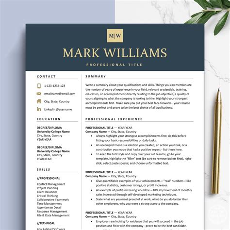 Free Printable Resume Templates 566x800