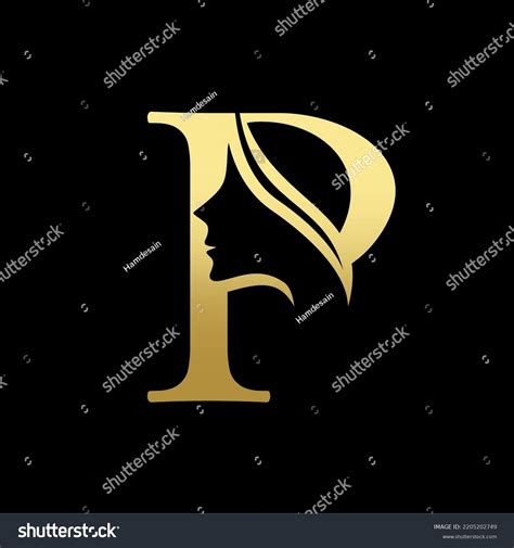 Woman Letter P Logo Over Royalty Free Licensable Stock Illustrations Drawings