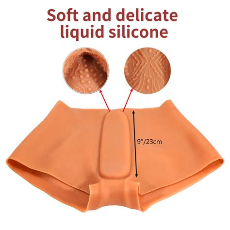 Silicone Pussy Panties With Anal Hole Realistic Vagina Etsy