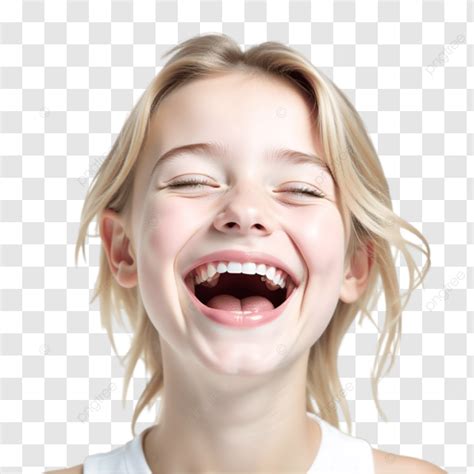 웃고 있는 금발 머리의 젊은 여성의 초상화 금발 머리를 웃고 있는 젊은 여성의 초상화 웃고 있는 금발 머리를 가진 젊은 여성의 초상화 키워드 A Png 일러스트 및