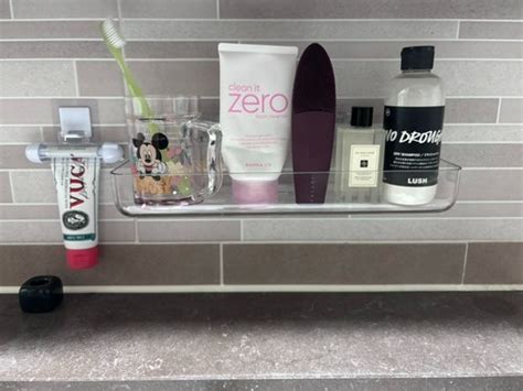 다이소 추천템 접착식 욕실 선반으로 공중부양 정리 후기 네이버 블로그