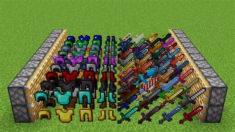 X300 Swords And X100 Armor Combined Youtube