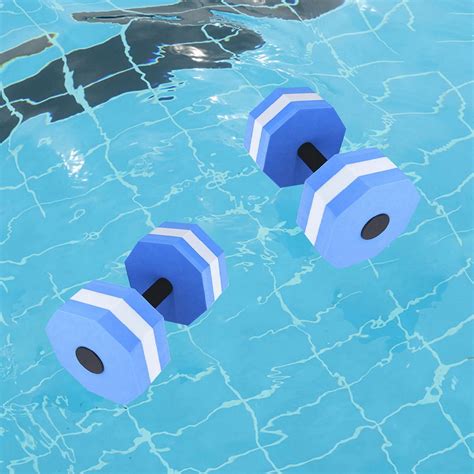 Sdjma Aquatic Dumbells 2pcs Water Aerobic Exercise Foam Dumbbell Pool