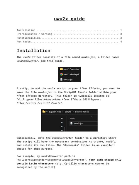 Uwu2x Guide Pdf Computer File Directory Computing