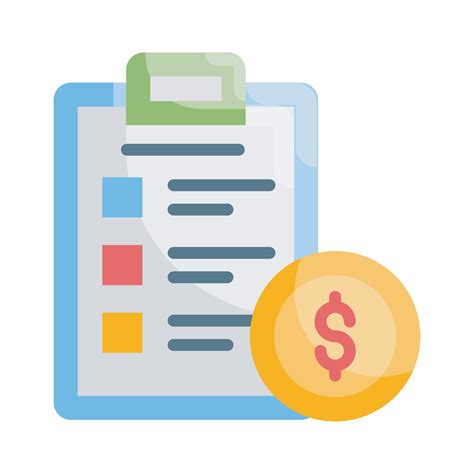 Financial Plan Vector Style Illustration Business And Finance Outline