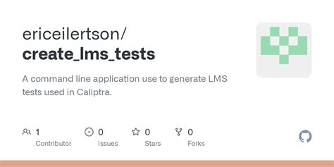Github Ericeilertsoncreatelmstests A Command Line Application Use To Generate Lms Tests