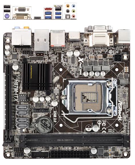 Buy Asrock H M Itx Mini Itx Motherboard H M Itx Pc Case Gear Australia