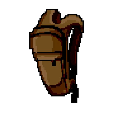 Adventure Backpack Camp Game Pixel Art Vector Illustration 23867147 Vector Art At Vecteezy