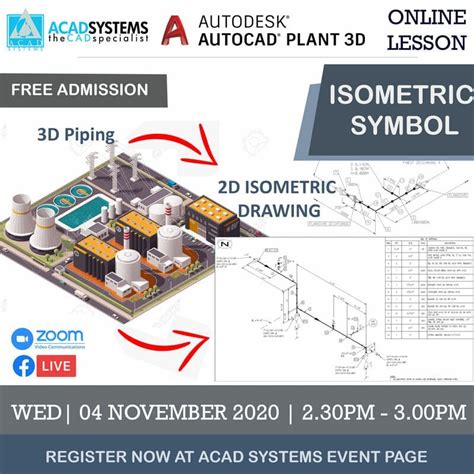 Autocad Plant 3d Isometric Symbol Acad Systems Autodesk Gold Partner Training