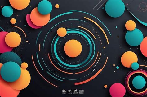 Premium Photo Abstract Circle Geometric Pattern Design And Background Use For Modern Design