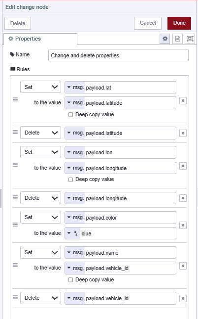 Mapping Location Data Within Node RED Dashboard FlowFuse