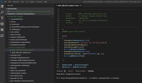 Unable To Execute Powershell From Vscode Because It