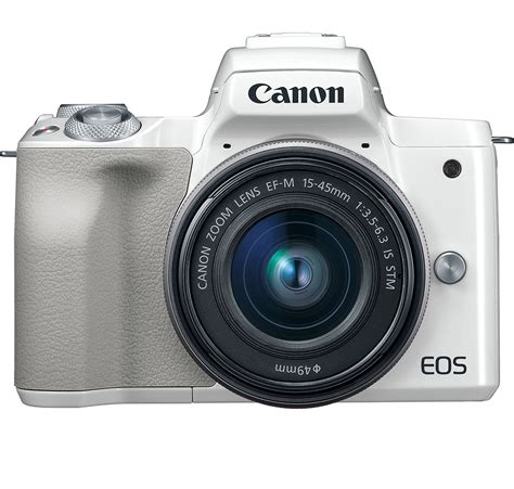 Máy Ảnh Canon Eos M50 Kit 15 45mm Trắng Nguyễn Kim