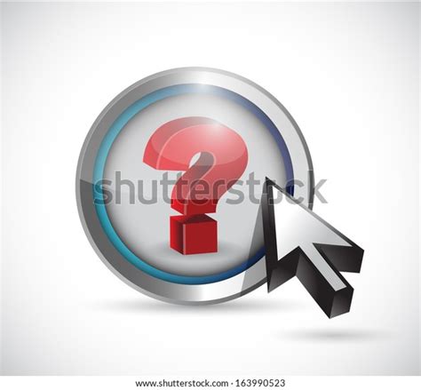 Question Mark Cursor Illustration Design Over Stock Illustration 163990523 Shutterstock