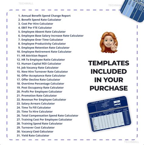 30 Comprehensive HR Analytics Excel Template Collection Full Excel Editable Etsy