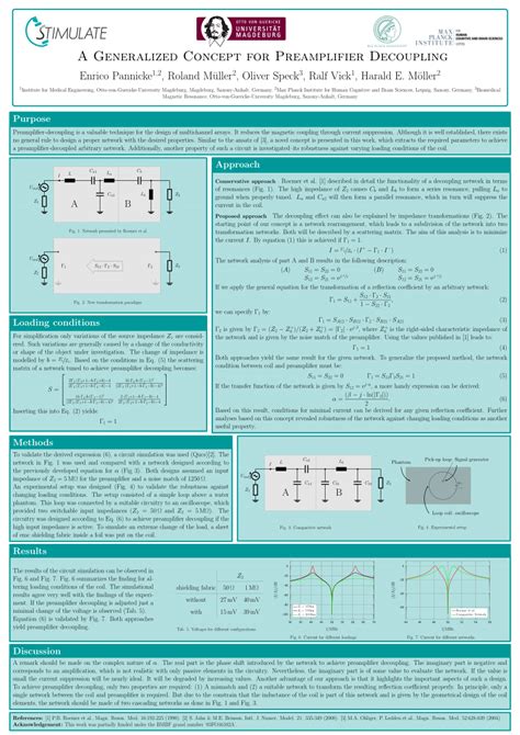 PDF The Preamplifier Decoupling In Magnetic Resonance Imaging