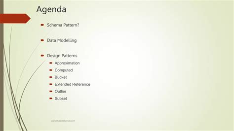 Mongodb Schema Pattern Kalpit Panditpptx