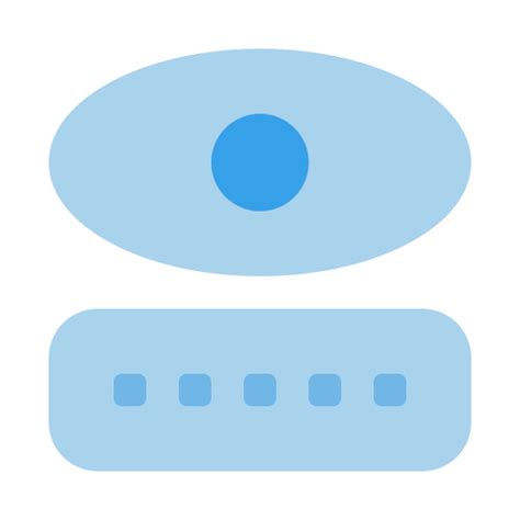 Show Password Generic Blue Icon