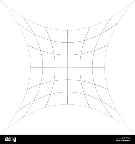 grid mesh with deform distort effect abstract vector element — stock