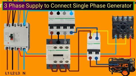 How To Wire A 3 Phase Generator To A Single Phase System Step By Step Guide