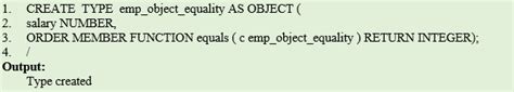 oracle pl sql object types tutorial with examples