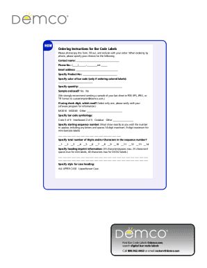 Fillable Online How To Create And Use Barcodes For Inventory Management Fax Email Print PdfFiller