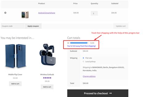 How To Add Free Shipping Progress Bar In Woocommerce Product Page