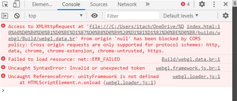 202010f1 Blocked By Cors Unity Engine Unity Discussions