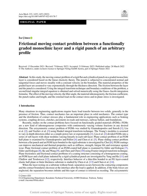 Frictional Moving Contact Problem Between A Functionally Graded Monoclinic Layer And A Rigid