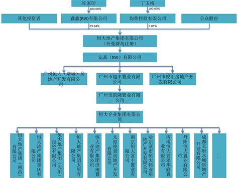 恒大集团股权结构图ppt课件word文档在线阅读与下载免费文档