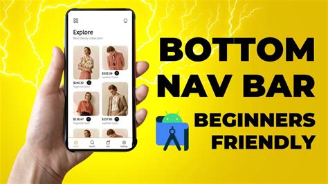 Android Studio Designing A Custom Android Bottom Navigation Bar From