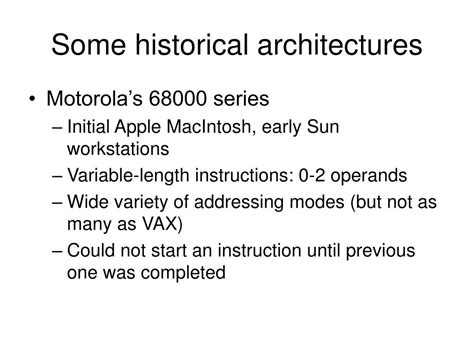 PPT Real Instruction Set Architectures PowerPoint Presentation Free