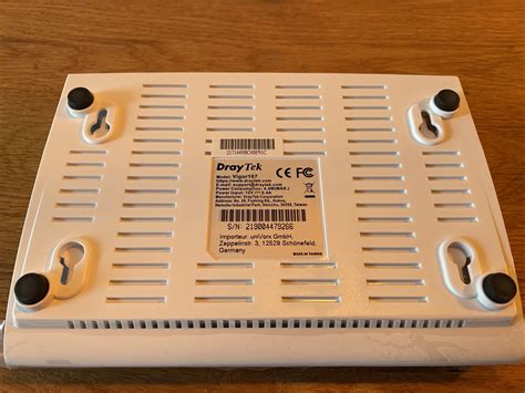 DrayTek Vigor VDSL ADSL Modem Test Erfahrung Firmware