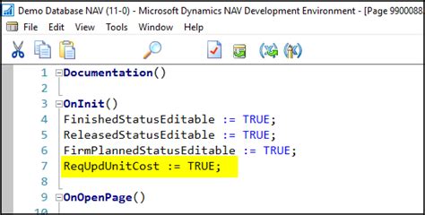Oninit Trigger Of Page Is Not Available In Business Central · Issue 3442 · Microsoftal · Github