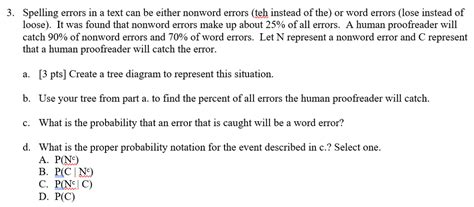 solved 3 spelling errors in a text can be either nonword