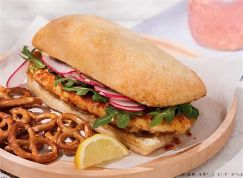 Chicken Milanese Sandwiches With Garlic Lemon Honey Butter