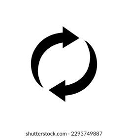 Rotation Arrow Icon Vector Refresh Icon Stock Vector Royalty Free Shutterstock