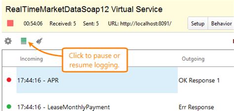 Transaction Log Page ReadyAPI Documentation