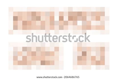 Censored Pixel Bar Set Nudity Skin Stock Vector Royalty Free 2064686765 Shutterstock