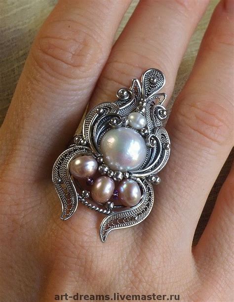 Кольцо Сказки Шахерезады Ювелирное искусство Серебряные украшения Бижутерия из проволоки