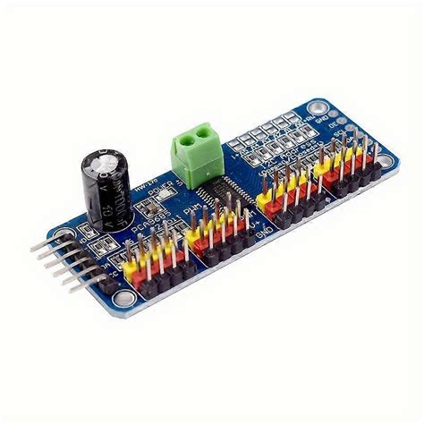 1pc 5stk 16 Kanals Pwm Servomotordriver Pca9685 Iic Modul 12 Bit Til