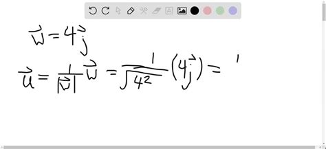 SOLVED Finding A Unit Vector In Exercises Find A Unit Vector In