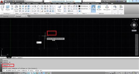step by step procedure to create elliptical component drawing using