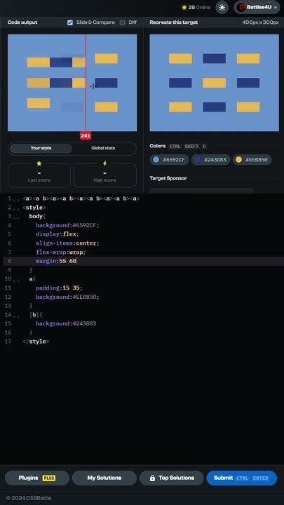 16112024 Css Battle Daily Challenge 100 Match Css Html
