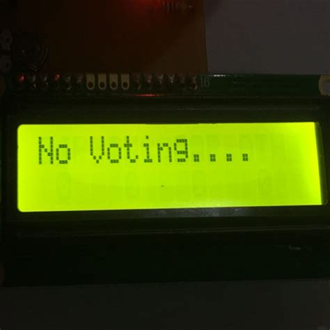 Electronic Voting Machine Using Arduino Project Hub