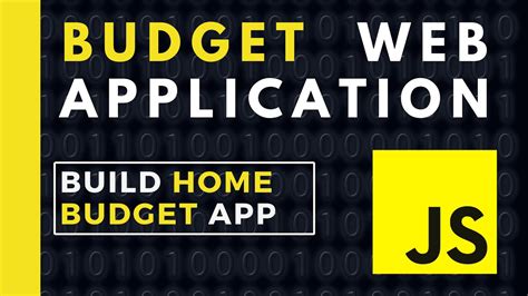 Build Home Budget Web App Html Css Javascript Youtube