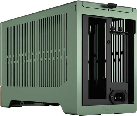 Fractal Design Terra Jade Mini Itx Small Form Factor Pc Case With Pcie 4 0 Riser