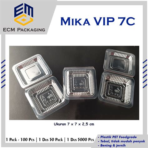 Jual Mika Vip 7c Mika Plastik Nasi Mika Makanan Mika Kue 100pcs