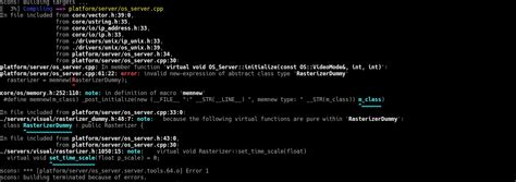 Error On Build Server Platform Issue Godotengine Godot Github