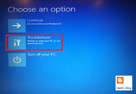henk s blog repair windows 8 x from a bootable usb device